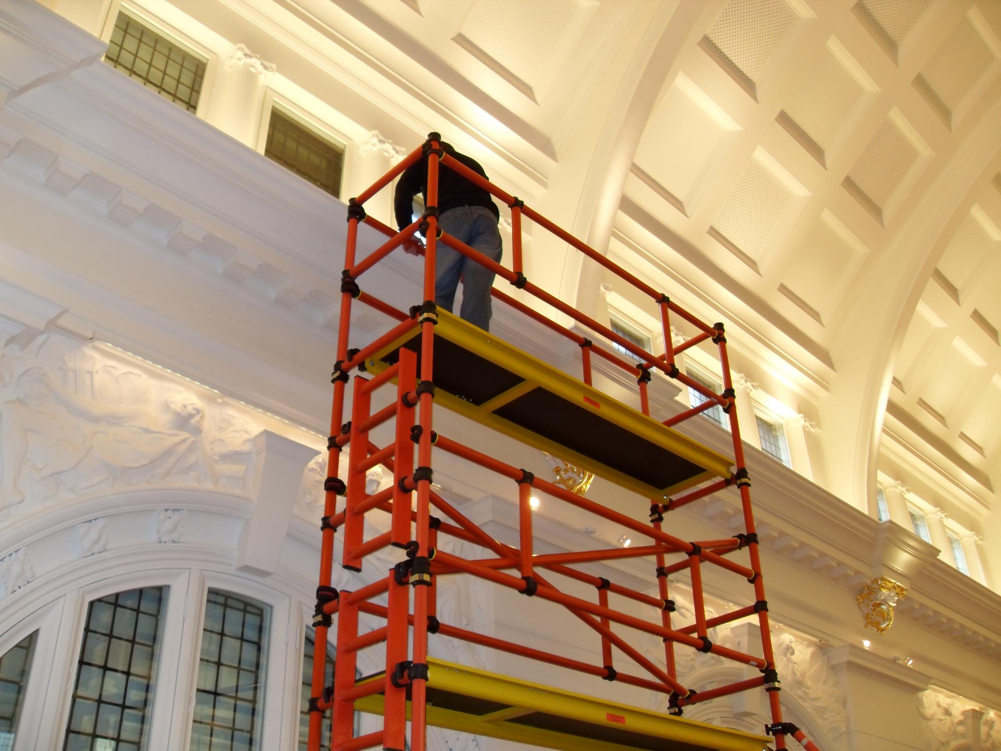 Fibreglass Scaffold Towers | GRP Scaffold Tower - Working at Height