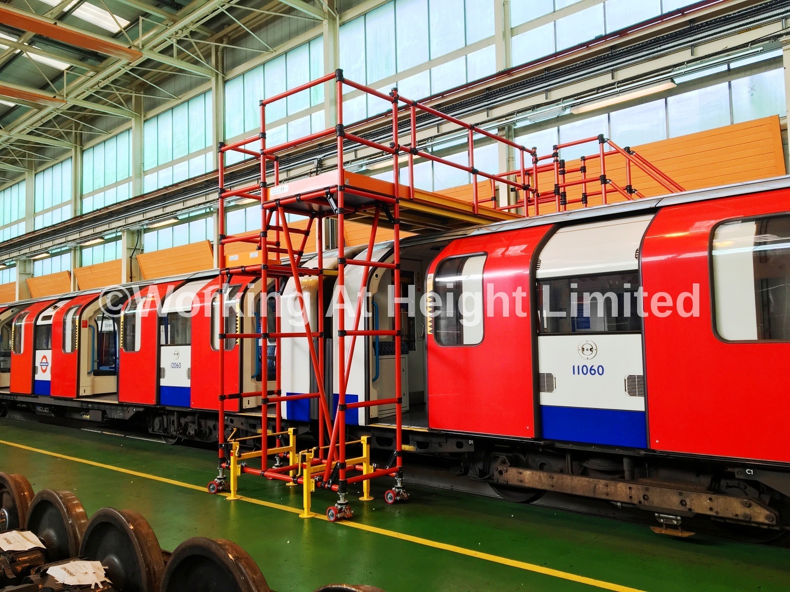 Train Roof Access Wi-Fi Antenna Installation | Working at Height