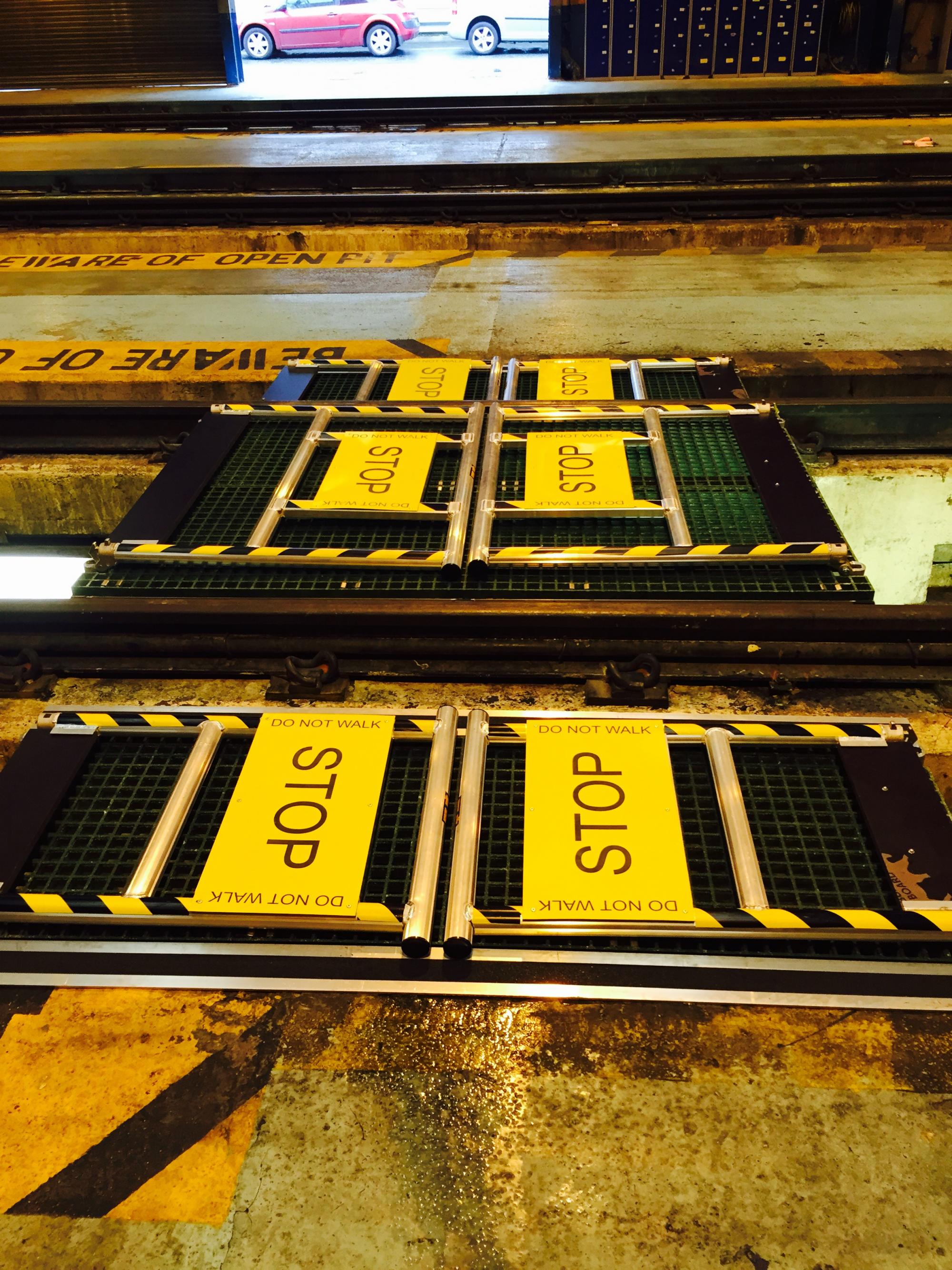 Bespoke Train Pit Boards - Working at Height