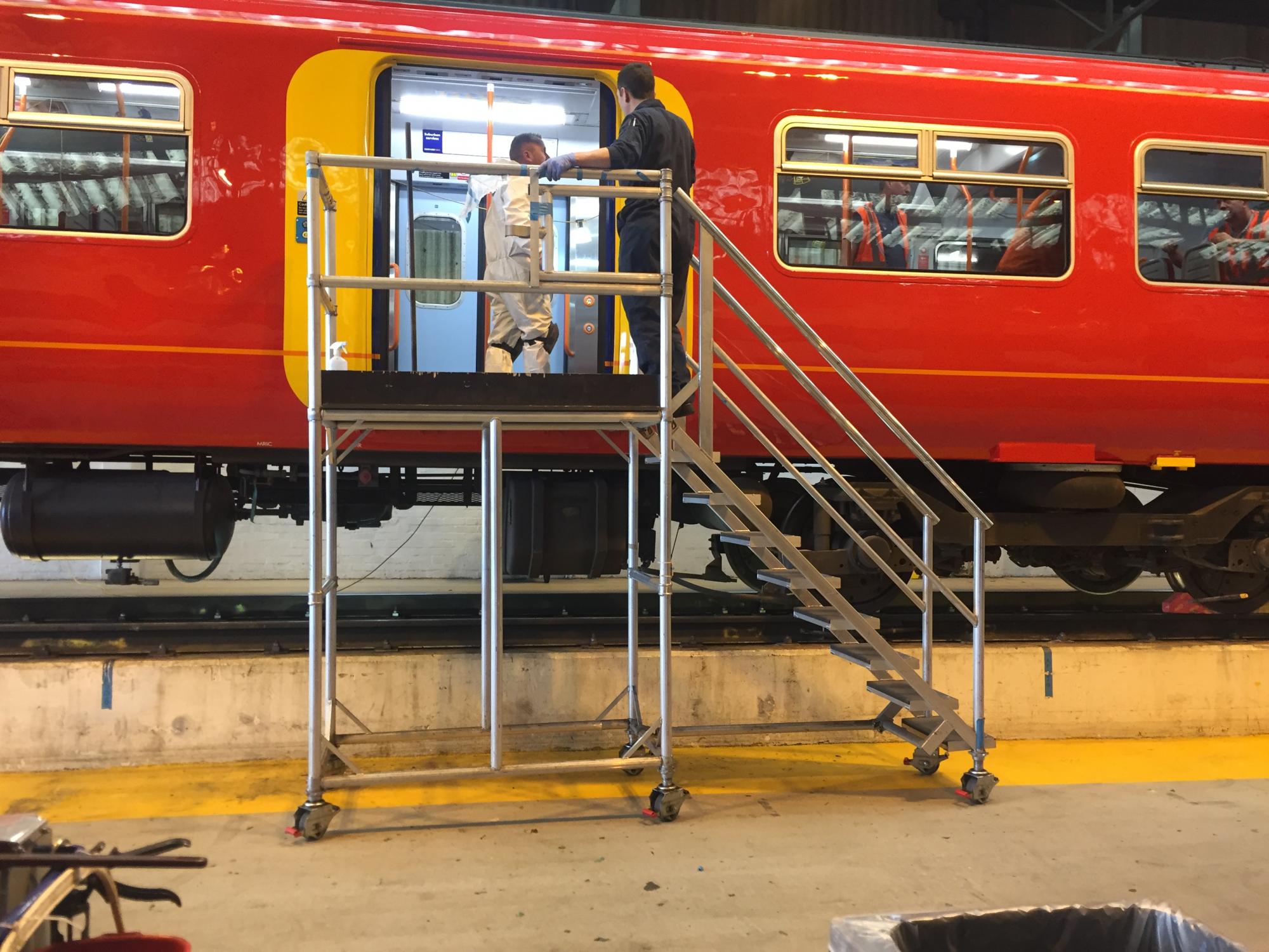Bespoke Train Maintenance Steps - Working at Height