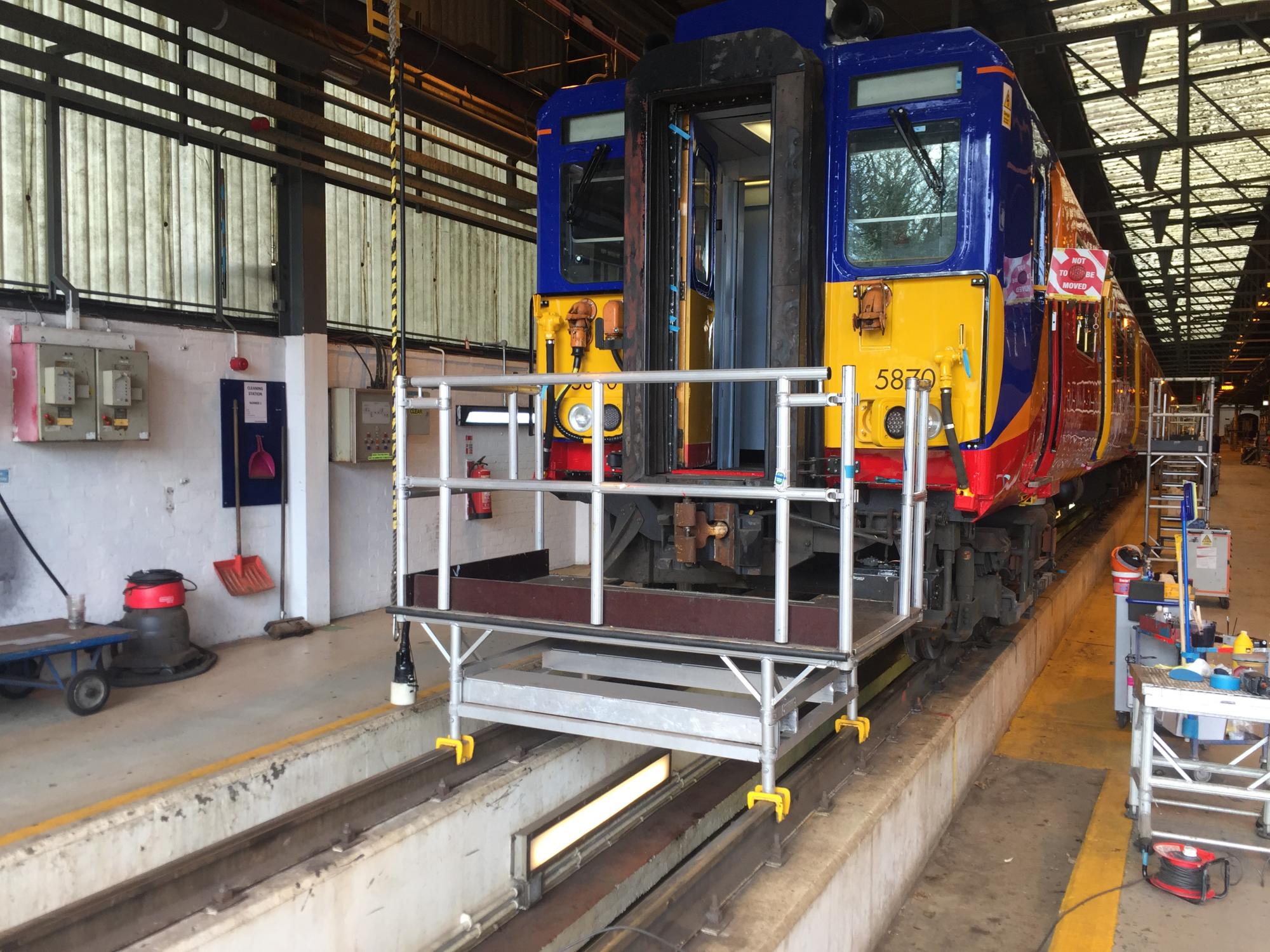 Bespoke Train Window Access Platforms | Working at Height