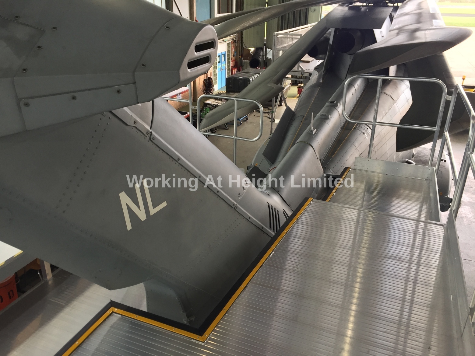 Merlin Helicopter Tail Dock | Working at Height