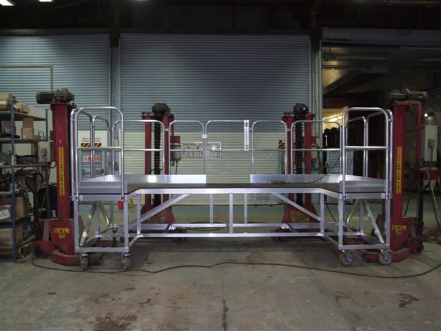 Access platforms for vehicles, falt beds, curtain side access platforms ...