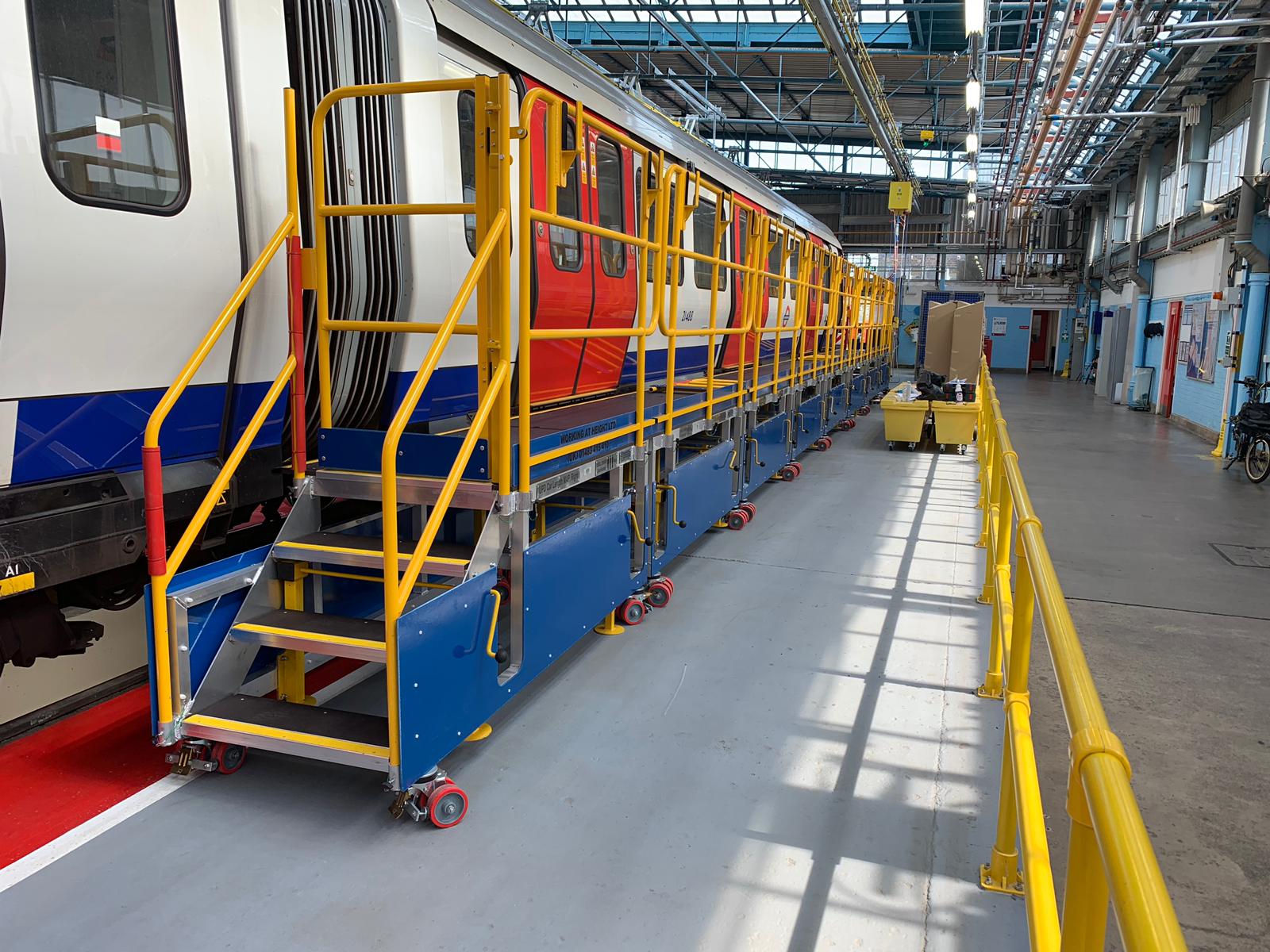 Train Carriage Access Platforms for 4LM | Working at Height
