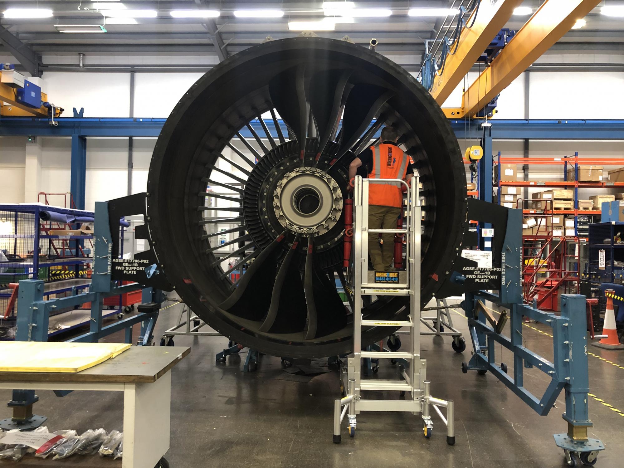 Aircraft Fan Case Access Platform | Working at Height