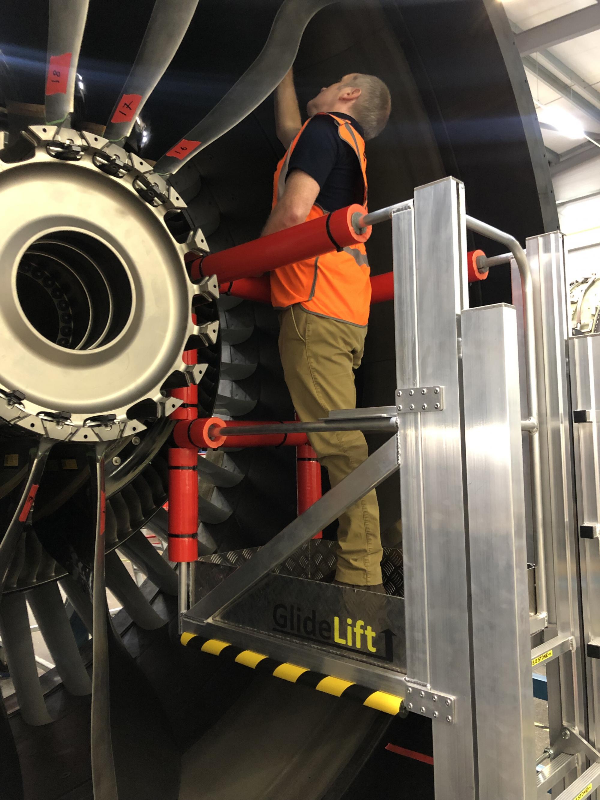 Aircraft Fan Case Access Platform | Working at Height