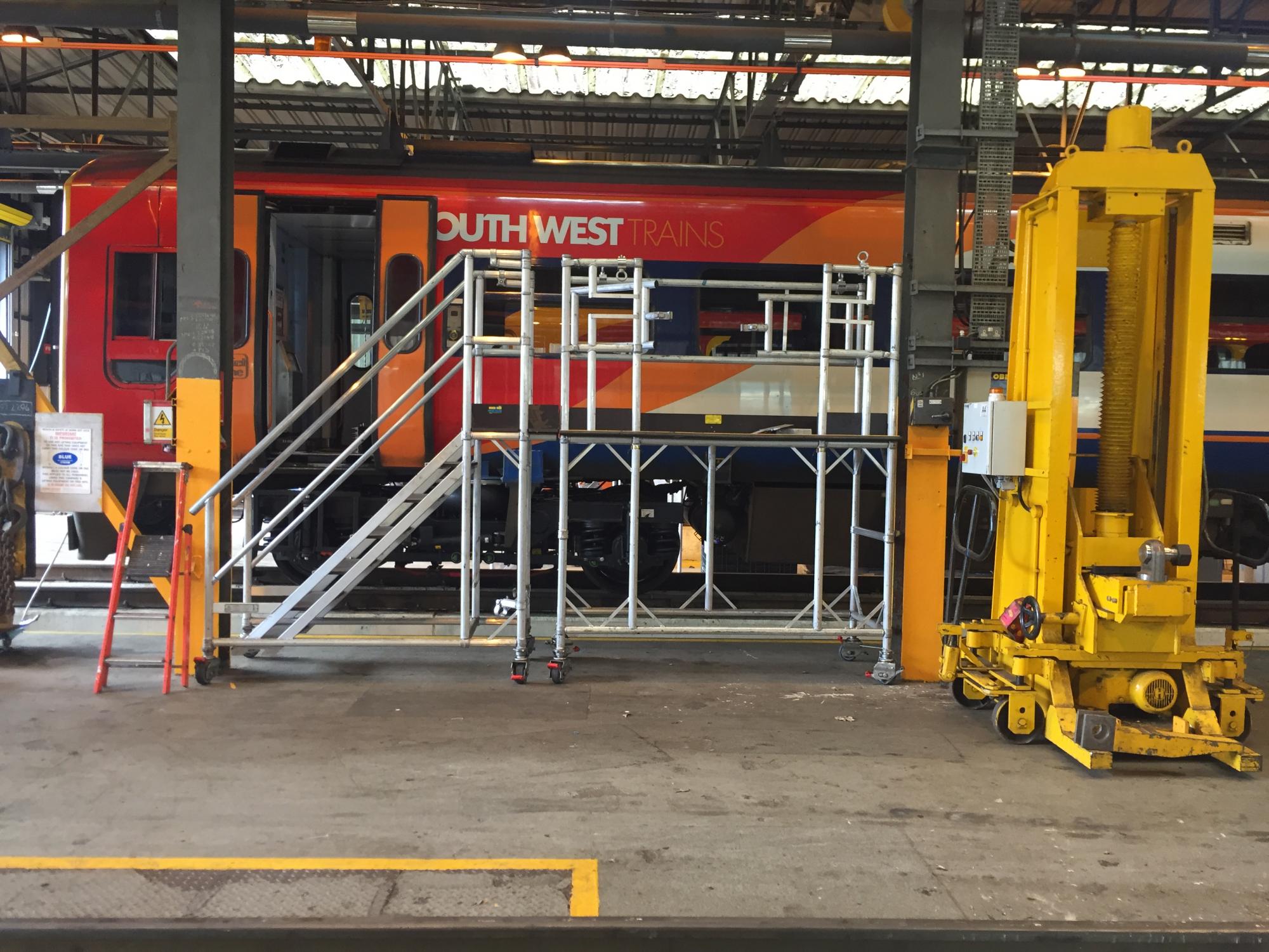 Bespoke Train Maintenance Steps - Working at Height