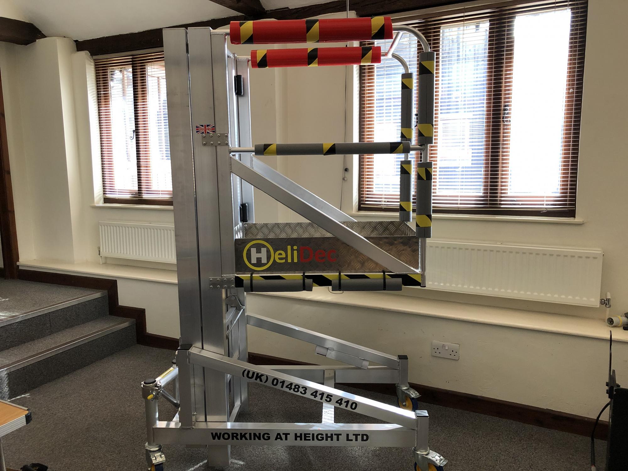 Helidec – helicopter access platform for Air Ambulance | Working at Height