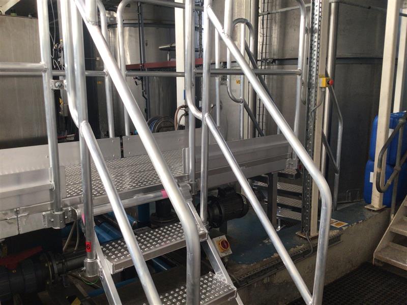 Fixed Bund Wall Access Platform Walkway | Working at Height