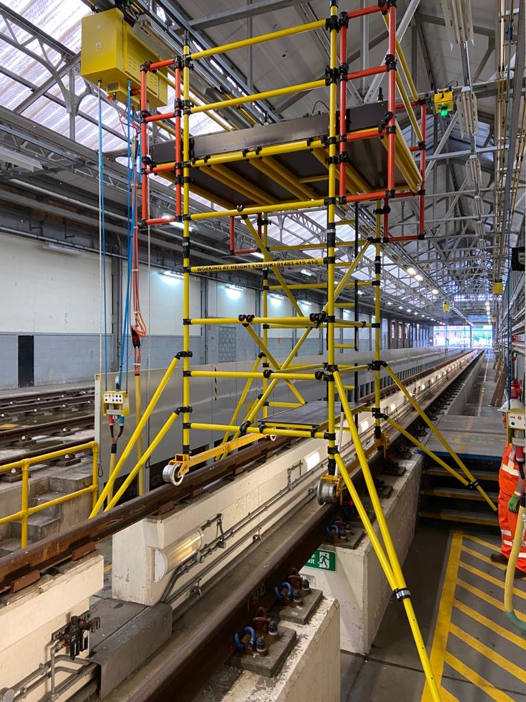 Rail Mounted Cantilever GRP Access Platform | Working at Height