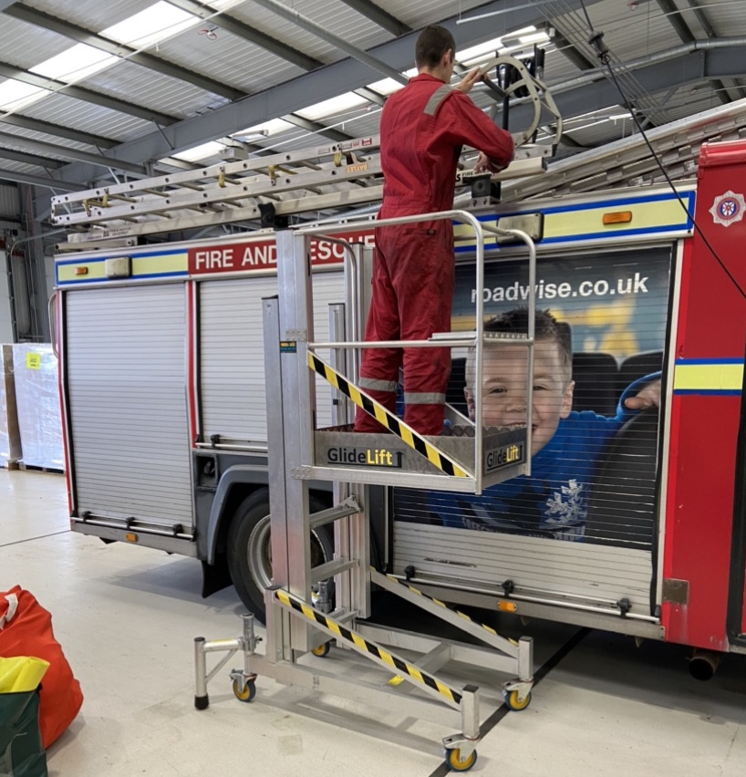 Glidelift Low Access Platform for Vehicle Maintenance | Working at Height