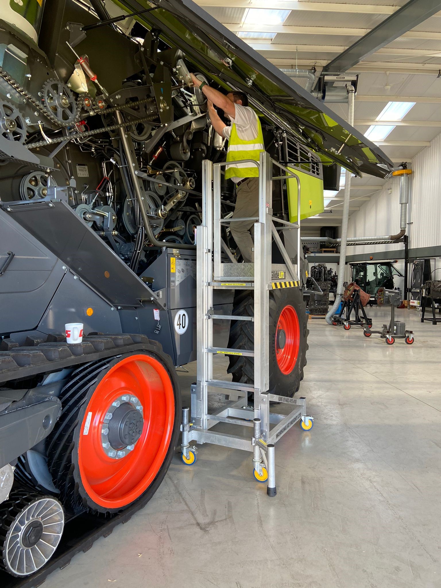 Ideal Access Platform for Agricultural Equipment | Working at Height