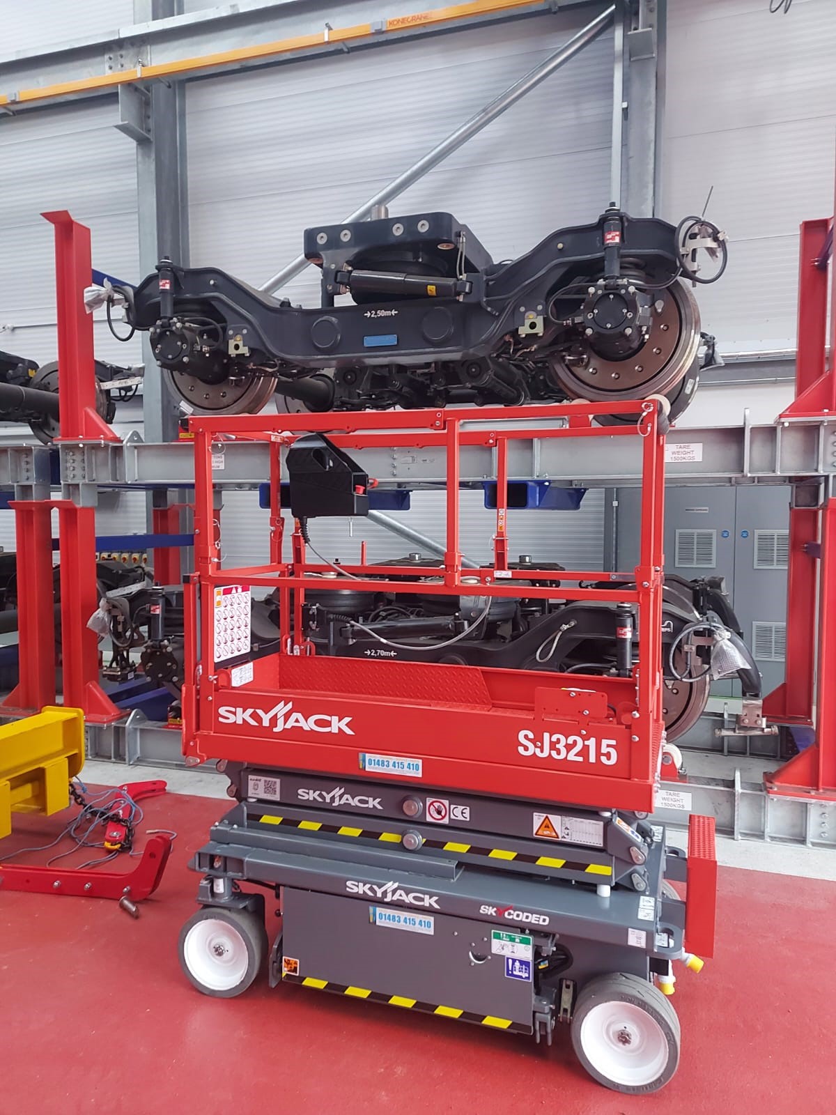 Train Depot Powered Access Platforms | Working at Height