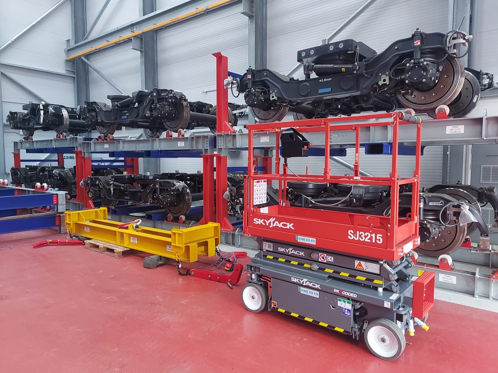 Train Depot Powered Access Platforms | Working at Height