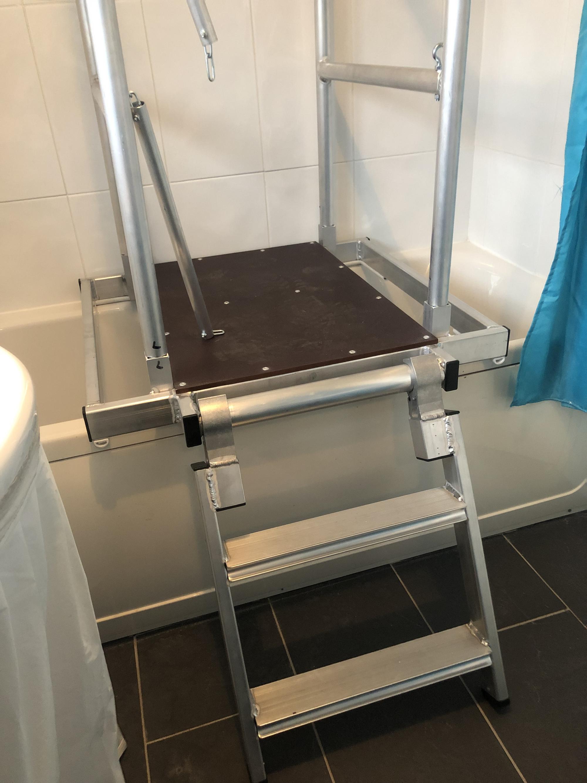 Over Bath Access Platform for Tiling and Plastering – ‘BathGlider ...