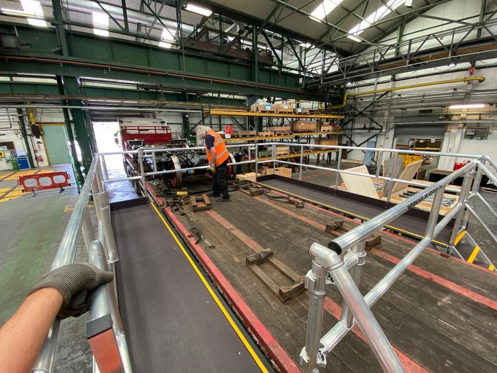 Railway Depot Access Platforms – Safe Rail Bogie and Track offloading ...